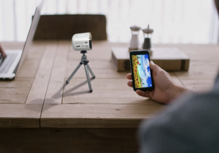 iCODIS CB-200 Android Portable Mini Pico Mobile Projector, 900 Lumen ...