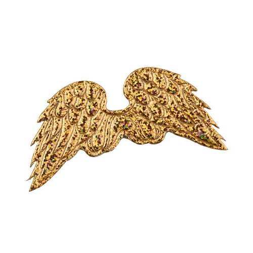 Bulk Package of 12 Holographic Gold Puffy Angel Wings | eBay
