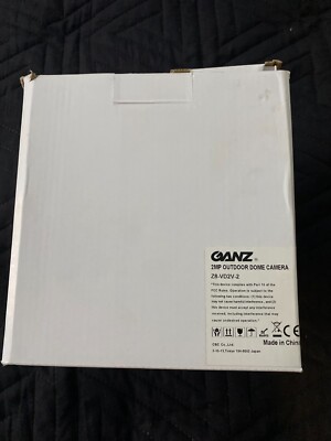 GANZ 2mp outdoor dome camera Z8-VD2V-2 | eBay