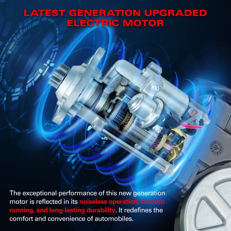 Front Driver Side For 2004-2008 Ford F150 Extended Cab Window Regulator ...