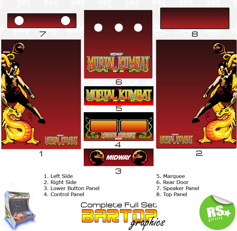 Bartop Arcade Cabinet Side Art | Cabinets Matttroy
