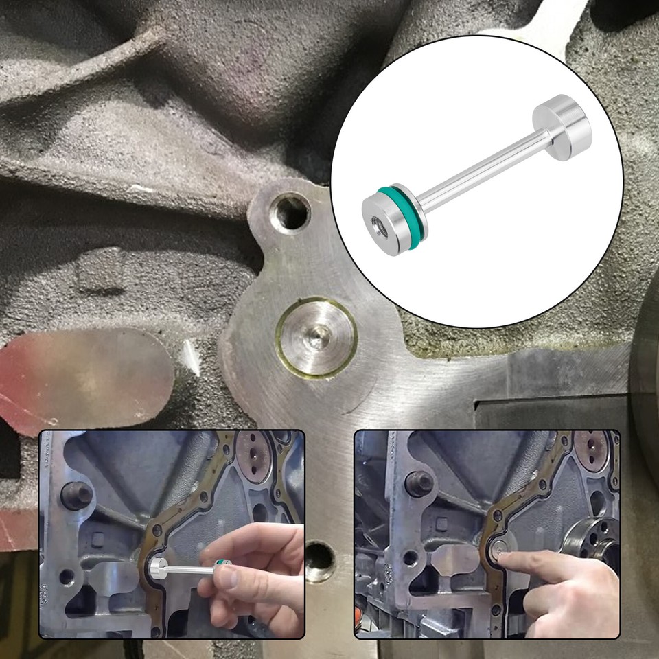 Billet Aluminum Oil Diverter Barbell Galley Plug For GM Gen III & IV LS ...