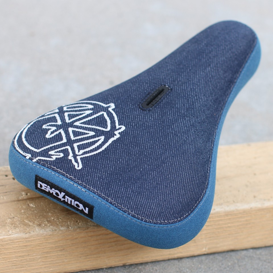 DEMOLITION BMX MARKIT BICYCLE PIVOTAL BLUE DENIM w/ WHITE LOGO | eBay