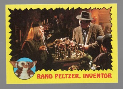 1984 TOPPS GREMLINS #4 RAND PELTZER INVENTOR Set Break | eBay