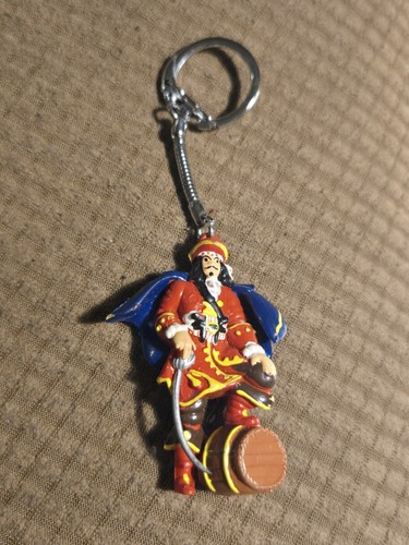 Vintage Captain Morgan Spiced Rum Key Chain Pirate Key Chain Promo C203 ...