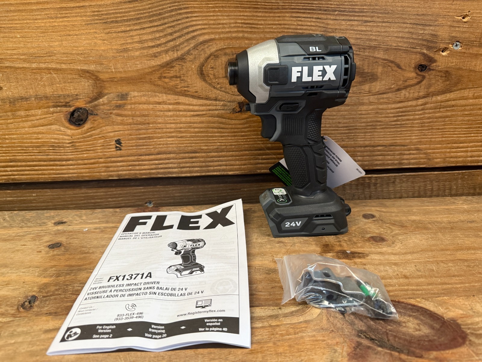 Flex 24V 1/4" Hex Impact Driver Quick Eject FX1371A FX1371A-Z (Quantity ...