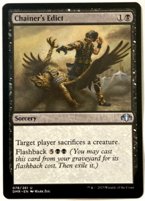 MTG Chainer's Edict Dominaria Remastered 078/261 Regular Uncommon, Pack ...