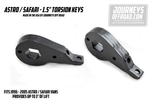 1996-2005 Chevy Astro GMC Safari 1.5" HEX AWD 3" Lift Torsion Keys ...