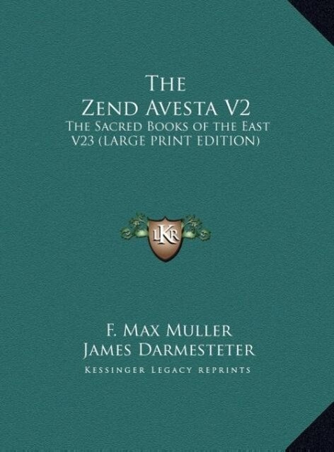 The Zend Avesta V2 von F. Max Muller (2011, Gebundene Ausgabe) online ...