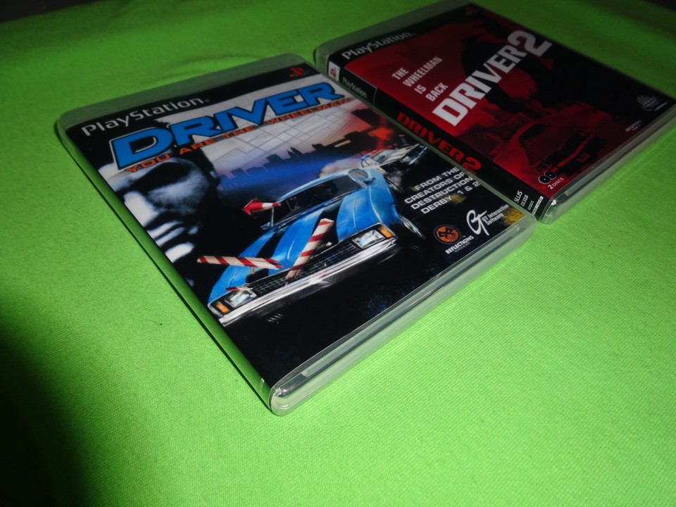 EMPTY Replacement Cases! Driver 1 & 2 Compilation Twin Pack Sony ...