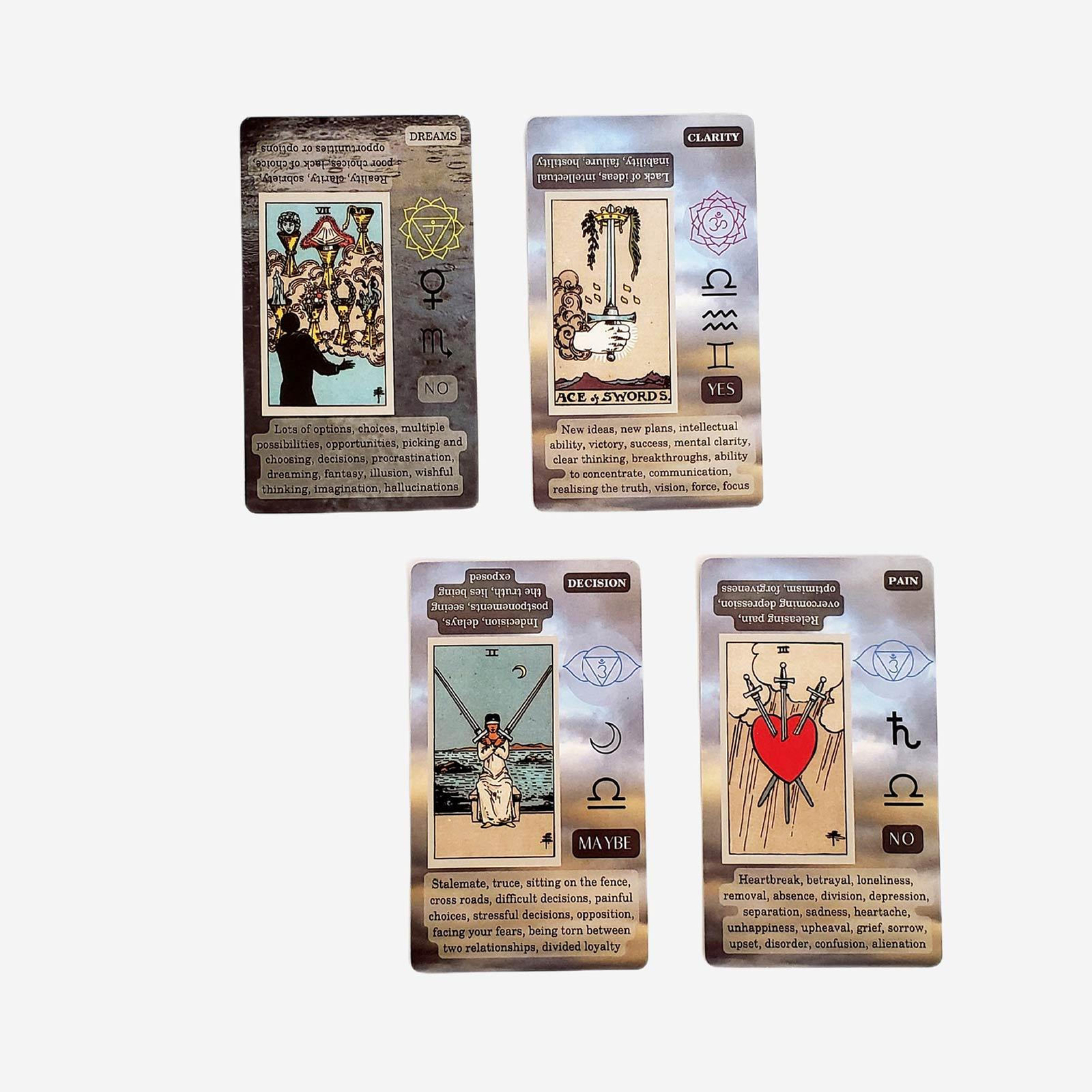 Learning Waiter Card Tarot 78 Cards Pocket Deck Tarot Cards English ...