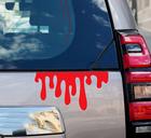 Blood Dripping Decal Stickers Car Tumbler Wall JDM Bleeding Window 22 ...