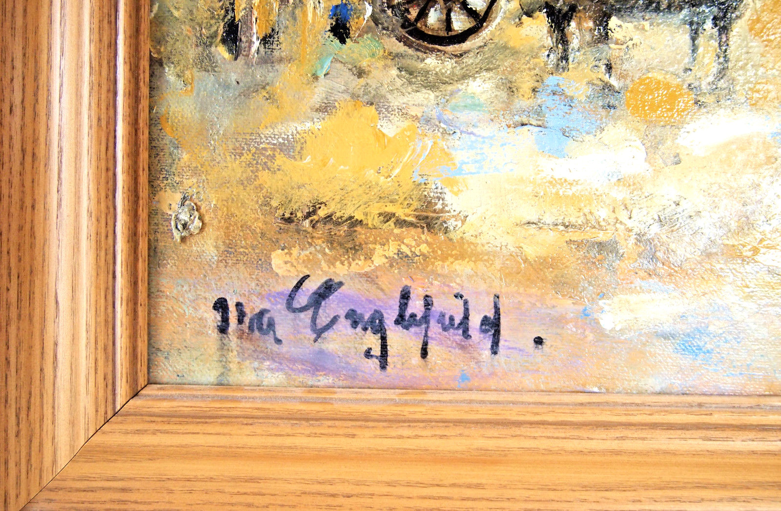 Ira Englefield (1912- ) British - #1 -Part of 3-piece Collection Oil on ...