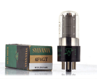 6F6GT/6F6 SYLVANIA NOS Tube Lampe TSF Valvola 진공관 真空管 Valvula Röhre ...