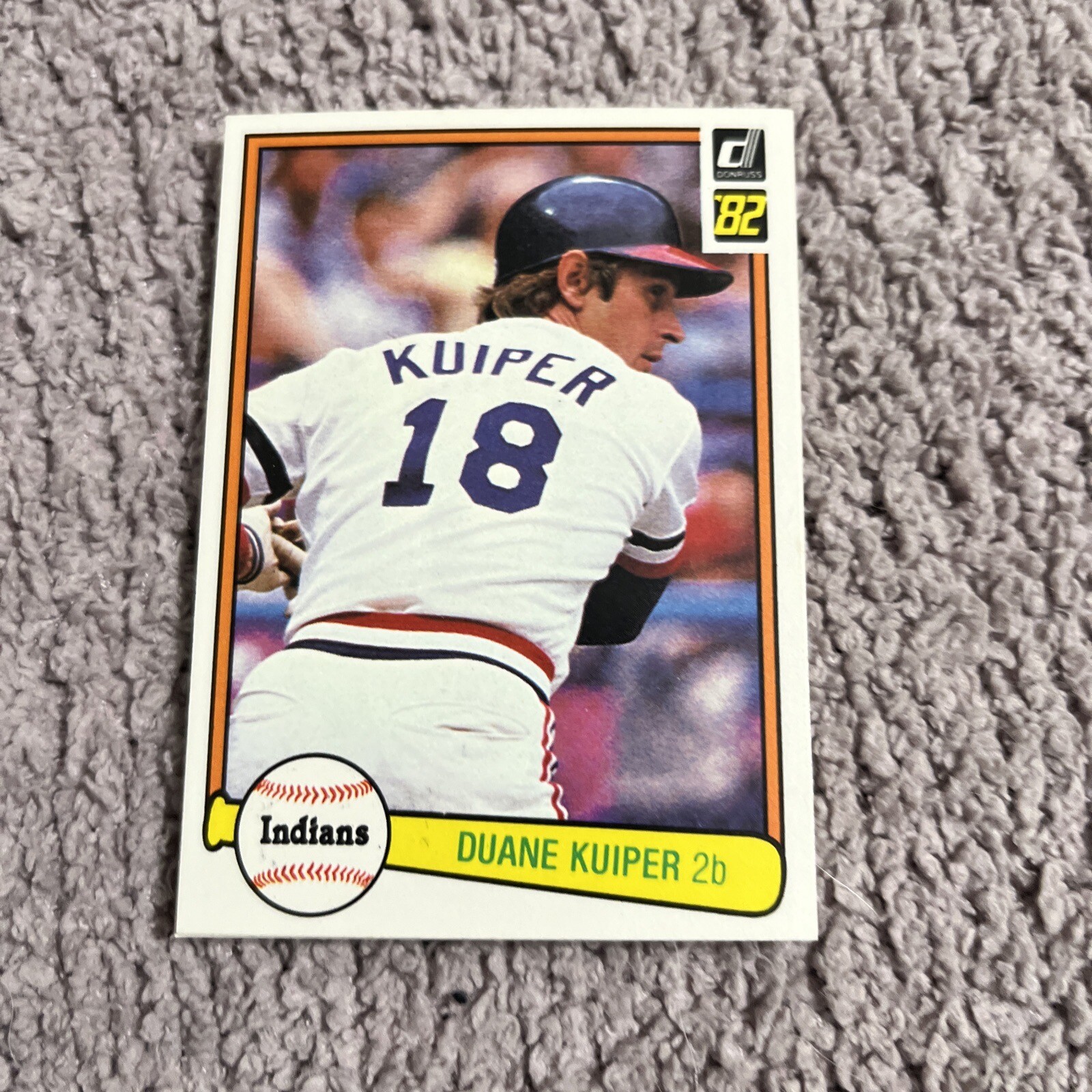 1982 Donruss Baseball Card #198 Duane Kuiper Cleveland | eBay