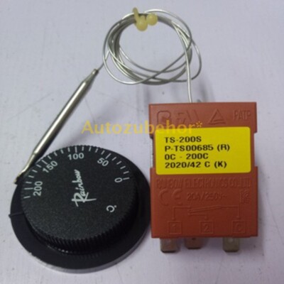 1PCS New TS-200S P-TS00685(R) Temperature Switch R Knob 0℃-200℃ 1M | eBay
