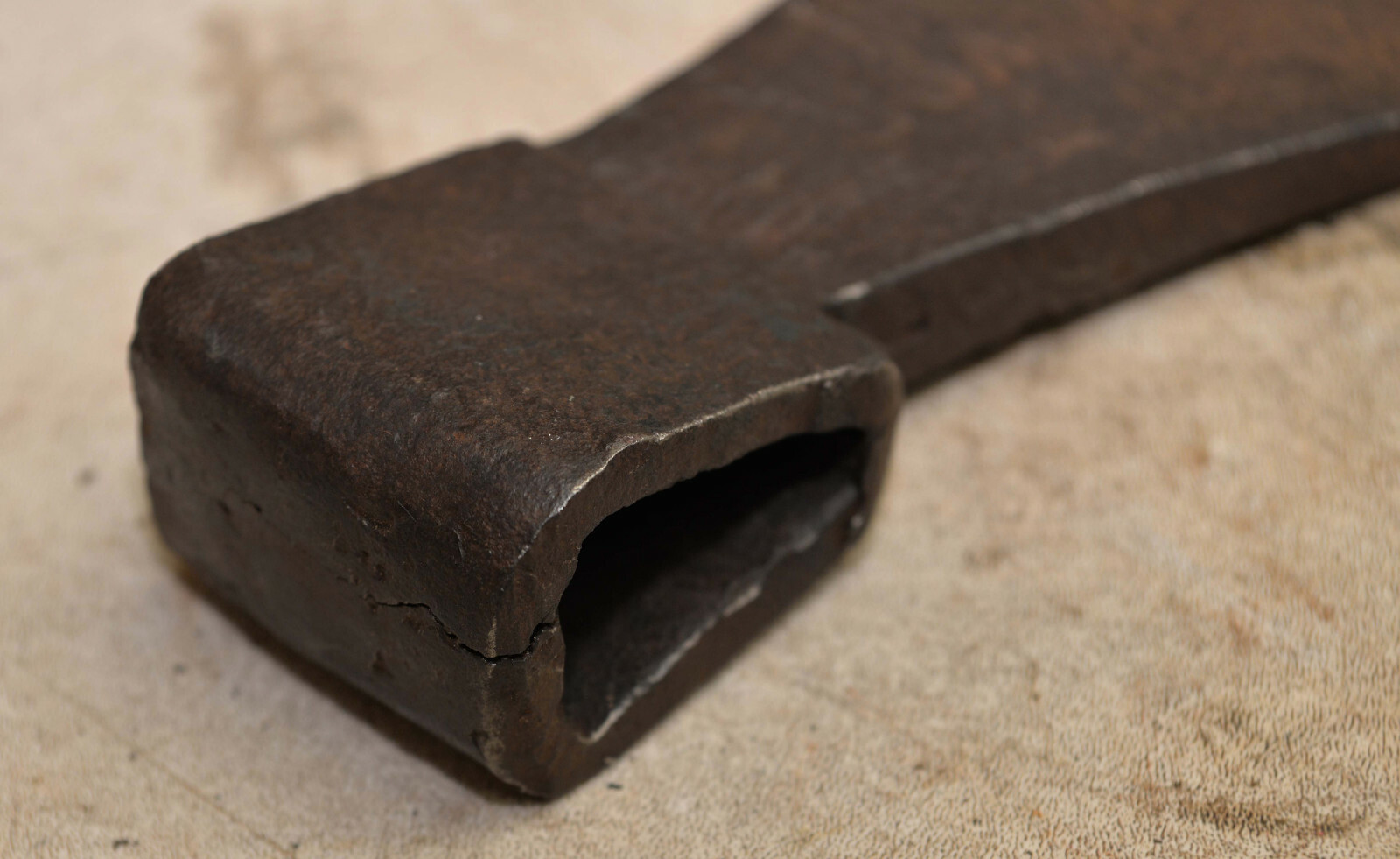 Antique trade axe blacksmith forged collectible primitive french early ...