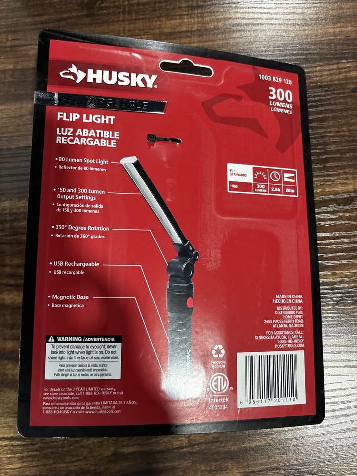 Husky 300-Lumen LED Flip Light 1003-829-120 | eBay