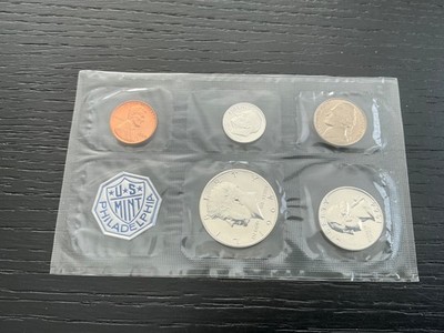 1964 US Mint Silver Proof Set Philadelphia Three 90% Silver Coins .99 ...