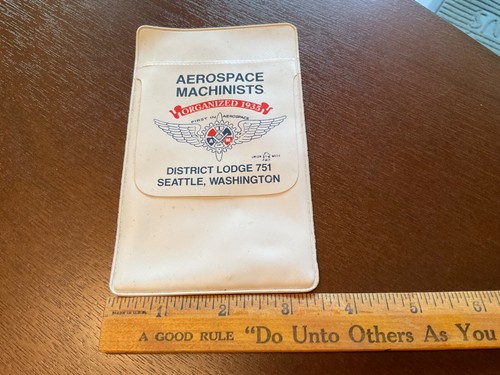 Vintage Aerospace Machinist Union Seattle Washington Boeing AM Lodge ...