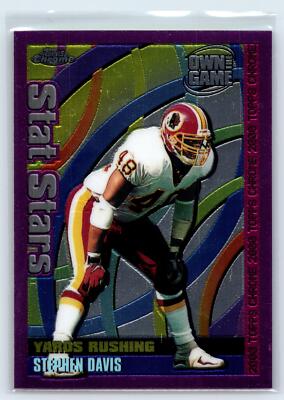 Stephen Davis 2000 Topps Chrome Own the Game Washington Redskins #OTG8 ...
