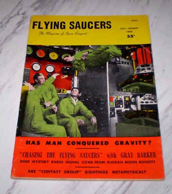 Flying Saucers Magazine #30 FN 6.0 OW pages July-August, 1958 # ...