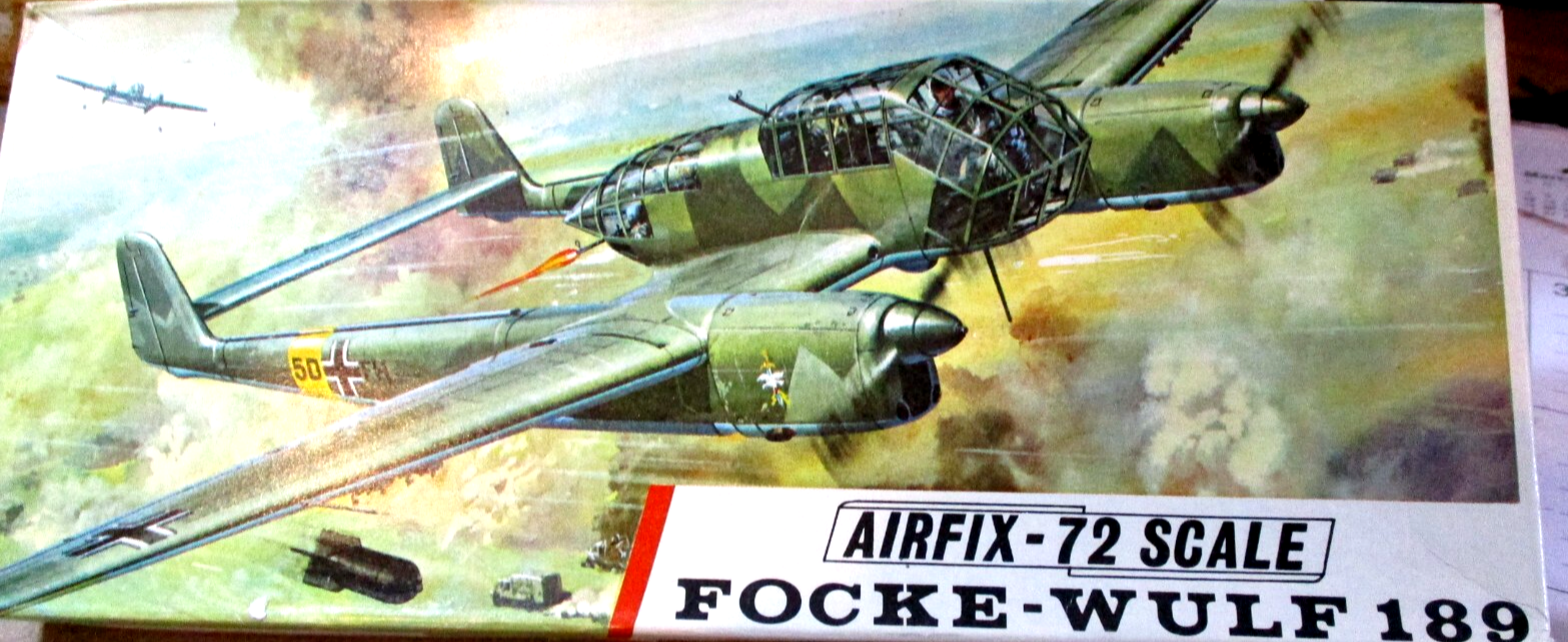 VINTAGE Airfix Focke-Wulf Fw 189 1:72 SCALE Kit #267~COMPLETE in OPEN BOX | eBay
