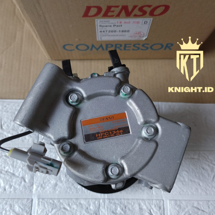 A/C Compressor Diesel Denso Indonesia 447200-1960 Toyota Hilux Fortuner ...