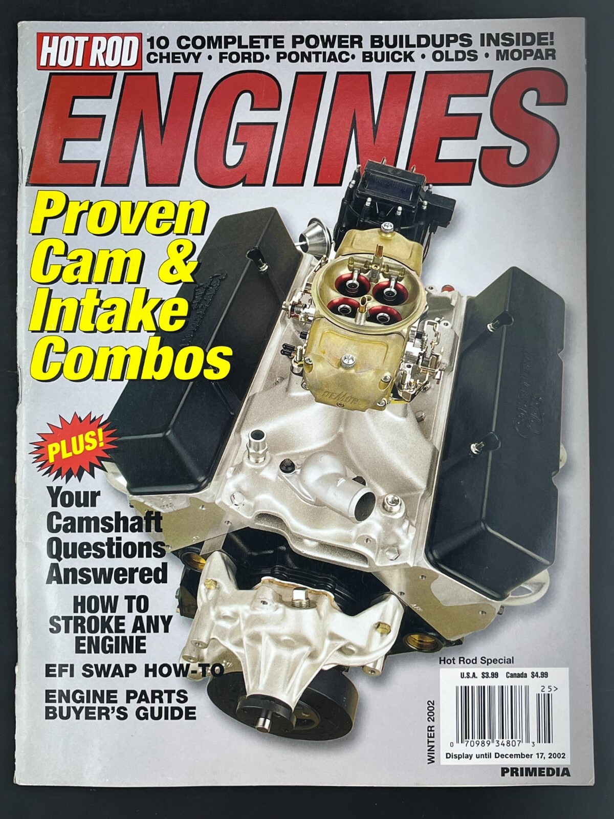 Hot Rod ENGINES Magazine Winter 2002 Cam & Intake Combos Camshaft EFI ...