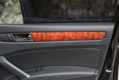 For Volkswagen Passat B7 2011-2015 Red Wood Grain Interior Door Panel ...