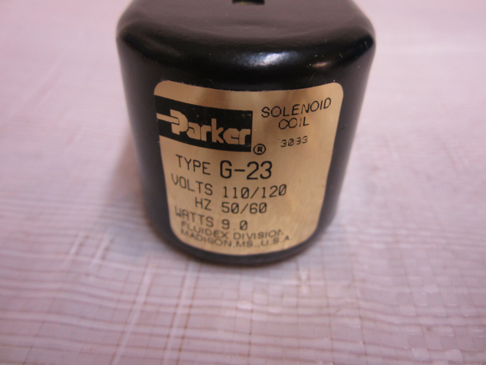 PARKER SOLENOID COIL G-23 110 volt NORMALLY CLOSED COIL ASSEMBLY | eBay