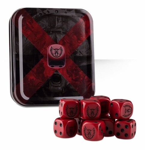 BLOOD ANGELS BESPOKE DICE TIN 40K WARHAMMER GAMES-WORKSHOP D6 USED | eBay