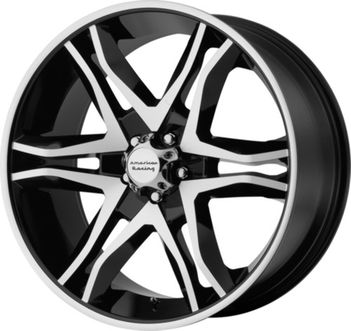 American Racing AR893 Mainline 20x8.5 6x135 Gloss Black Machined Wheel ...