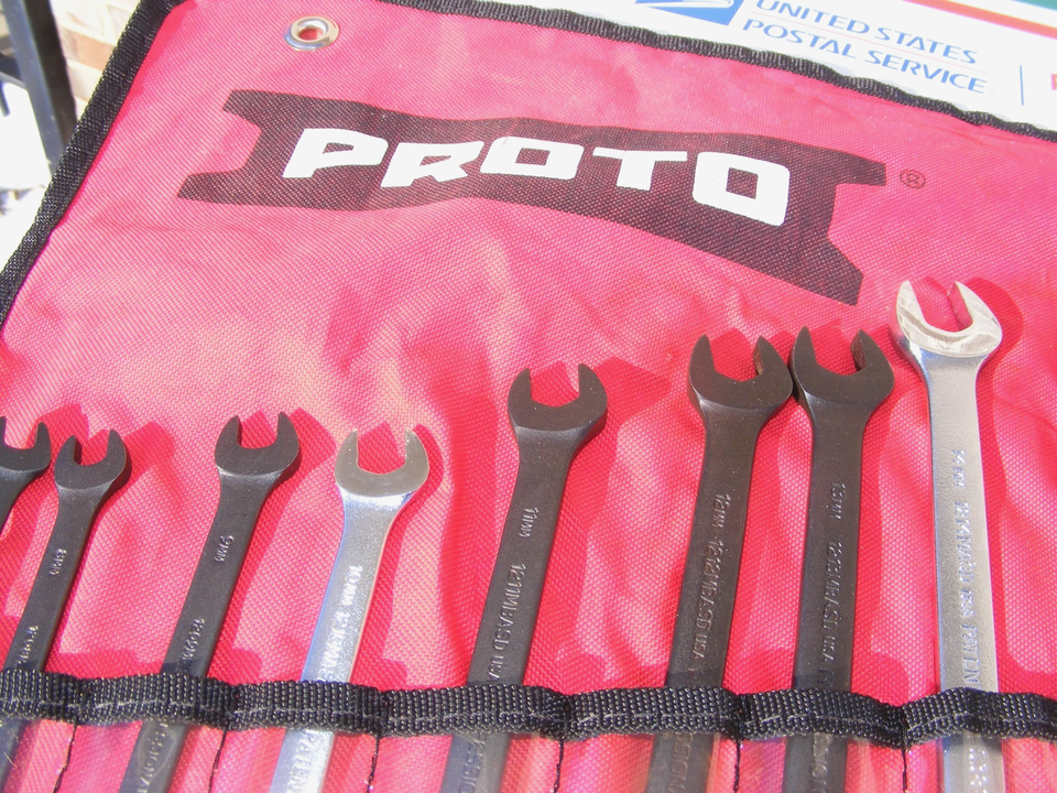 PROTO® 15 PIECE BLACK OXIDE METRIC COMBINATION ASD WRENCH SET 2-chrome ...