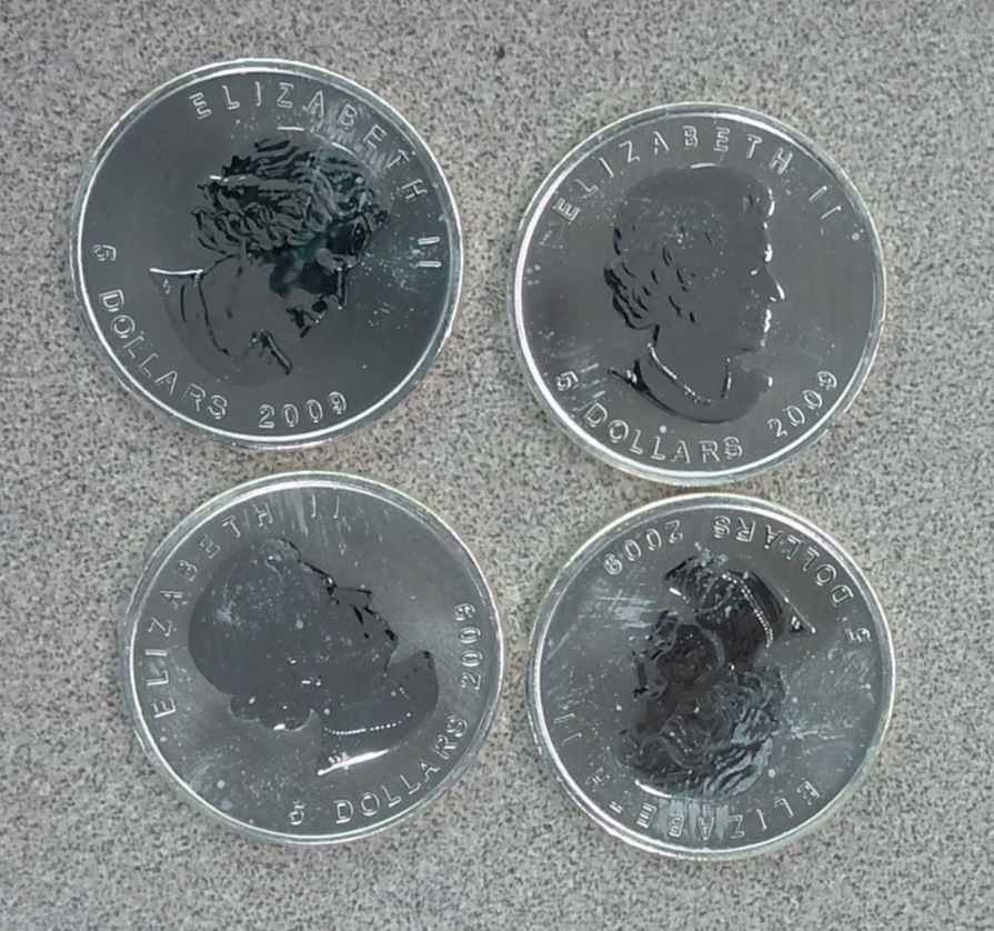 Lot of 4 Canada $5 1 oz. .9999 Silver Maple Leaf (008) | eBay