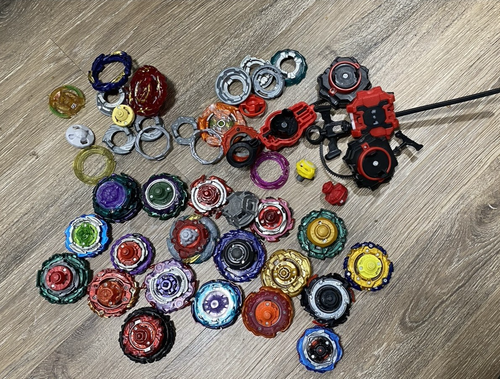 Huge Beyblade Lot String Launchers Parts | eBay