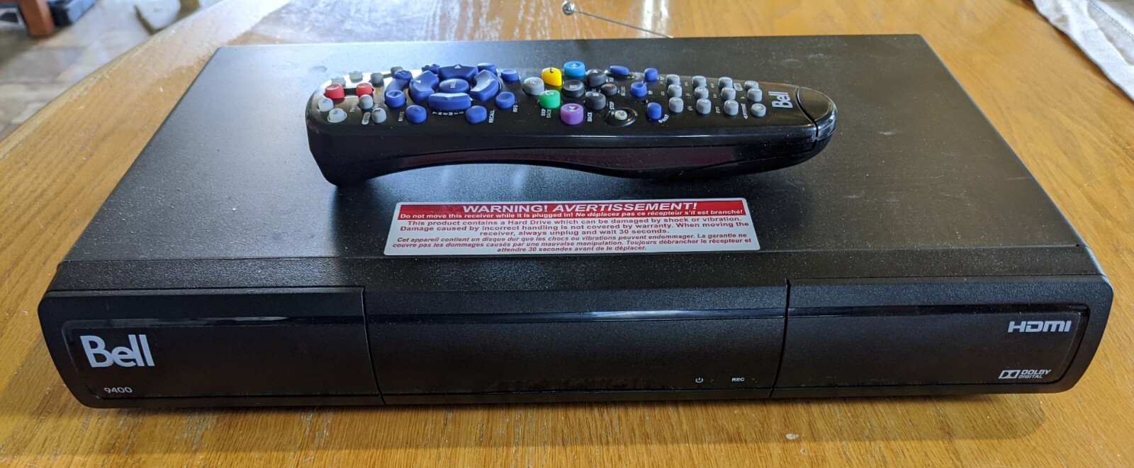 Bell 9400 HD PVR Dual-Tuner TV Satellite Receiver Box with Remote | eBay