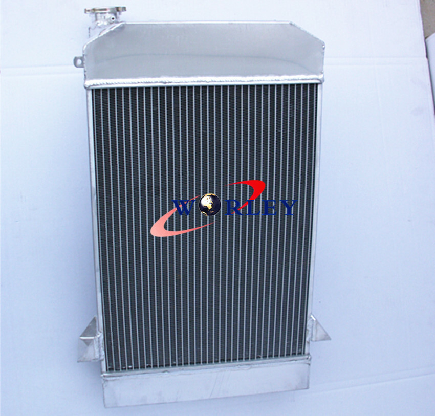 3 ROW ALUMINUM ALLOY RADIATOR TRIUMPH TR2/TR3/TR3A/TR3B MT + 2X FANS | eBay