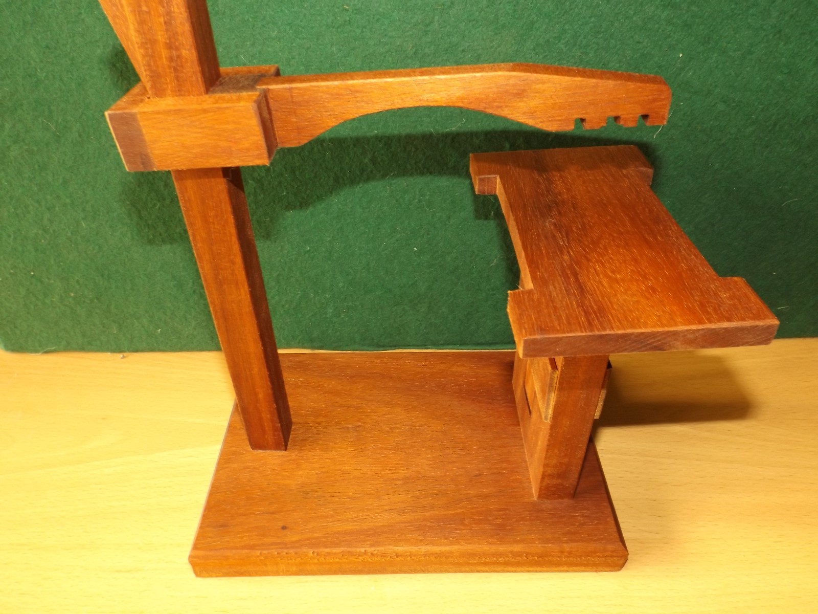 Clock repairers movement test stand Fusse, wall, Westminster French ...