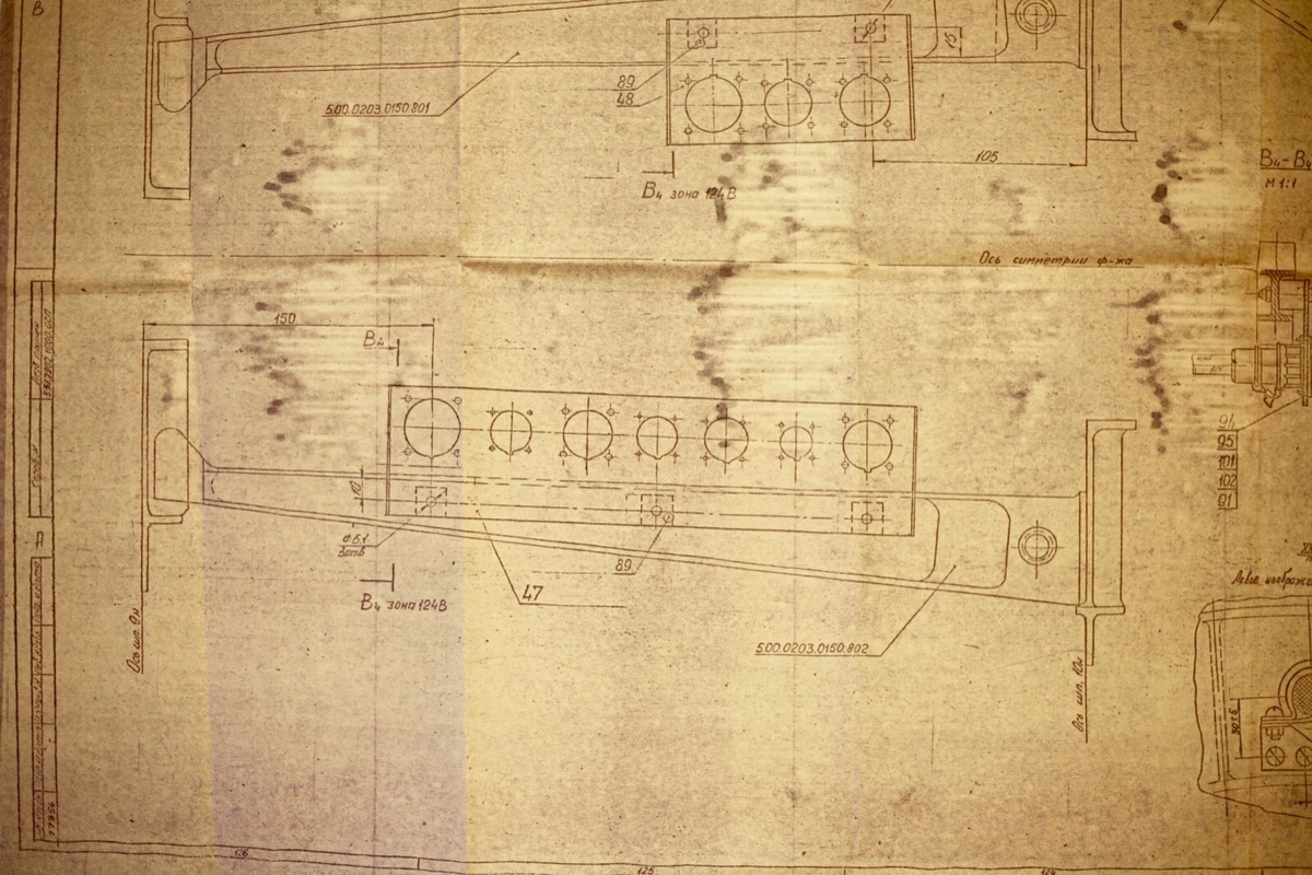 Soviet Space Program Buran Blueprints