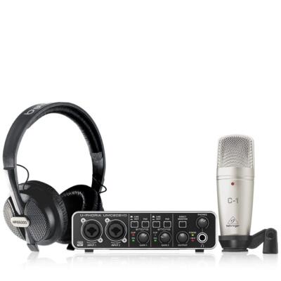 BEHRINGER Recording Bundle Set U-PHORIA STUDIO PRO for PC, Tablet ...