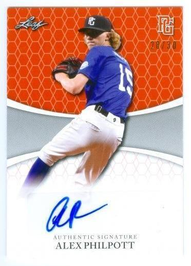 2022 Leaf Perfect Game National Showcase - Autographs Alex Philpott #BA ...