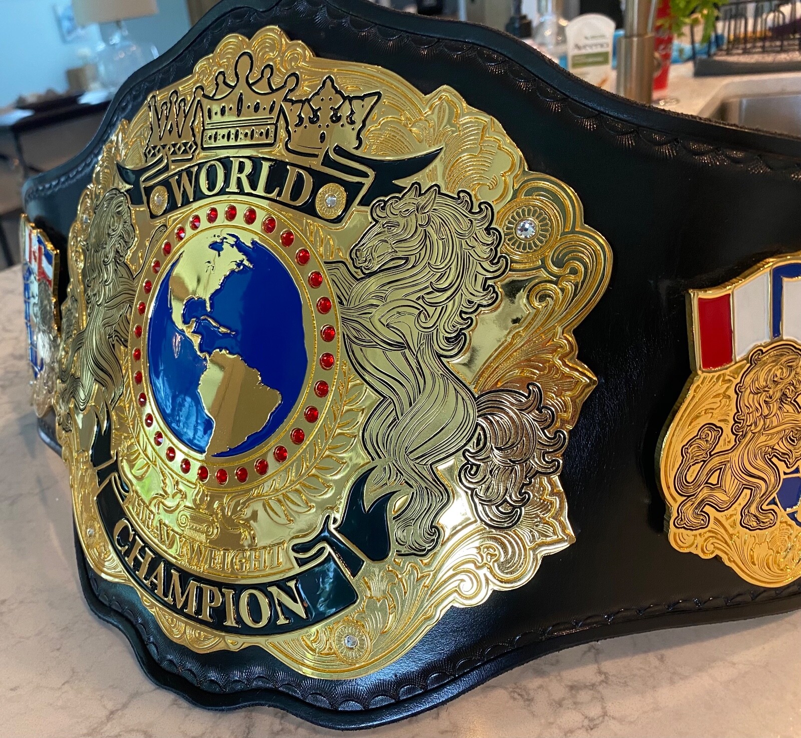 Real Wildcat World Championship Wrestling Belt | eBay