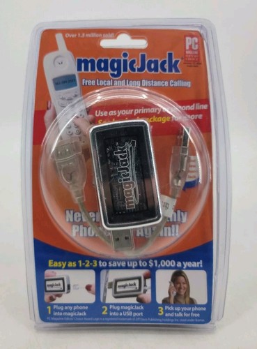 magicJack Original Model #A921 VOIP Phone Adapter Magic Jack w/ USB ...