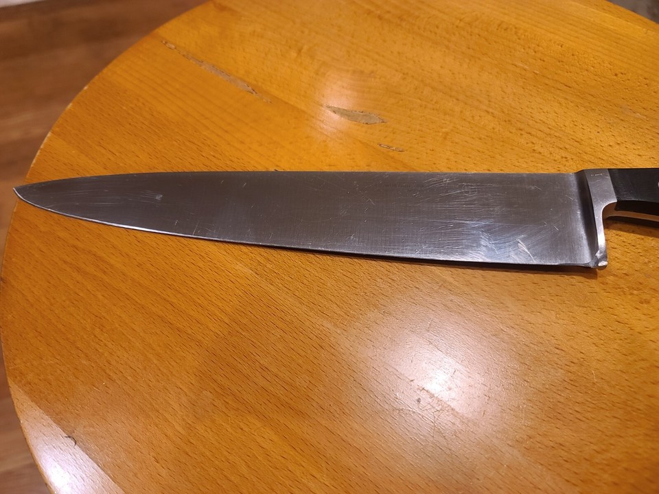 Ed Wusthof Dreizack Werk X50 CR MO V15 4582/26cm Knife | eBay