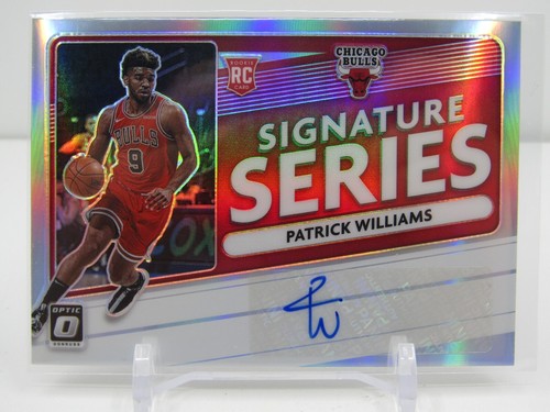 PATRICK WILLIAMS 2020-21 DONRUSS OPTIC ROOKIE SIGNATURE SERIES ...