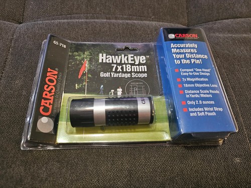 New Carson Hawkeye 7x18mm Golf Scope Help Golfer Gam Monocular Yardage ...