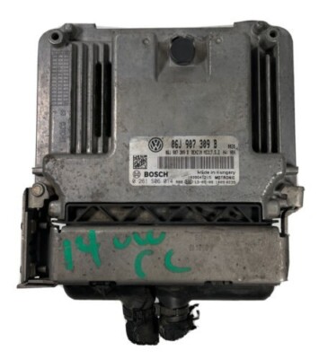 Volkswagen CC ECU ECM Engine Control Module 06J907309B 06J 907 309 B ...