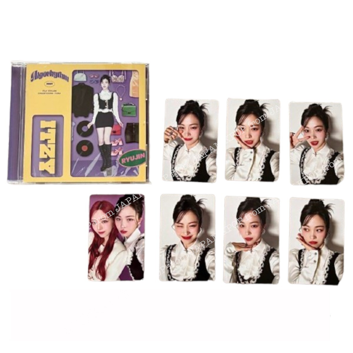 RYUJIN set ITZY Algorhythm JPFC MIDZY SOLO ver. CD + 7Photocards Photocard | eBay