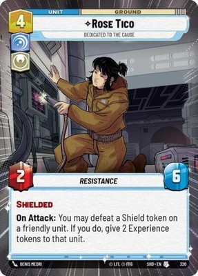 Rose Tico Dedicated to the Cause (Hyperspace) (Star Wars Unlimited ...